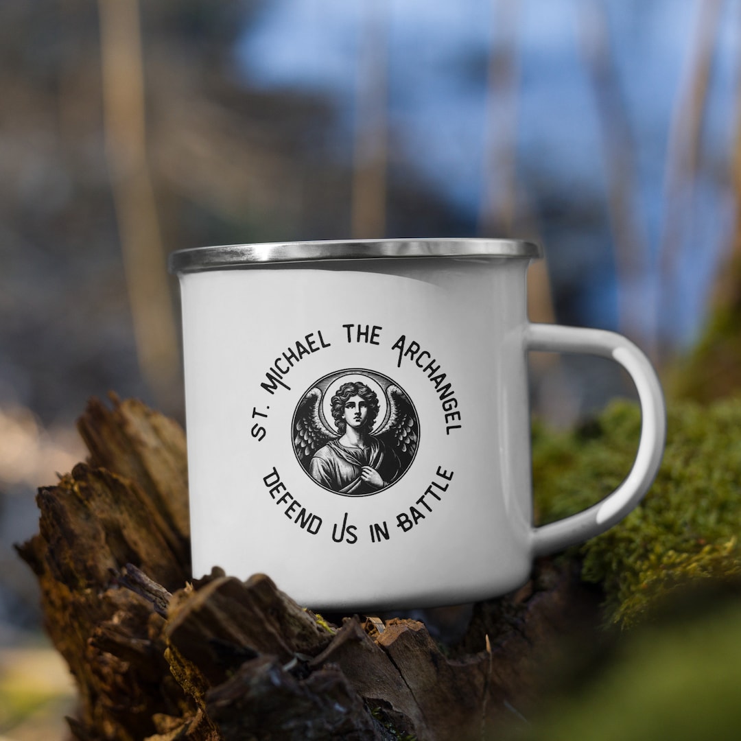 Archangel Michael Mug | Catholic Gifts - Etsy