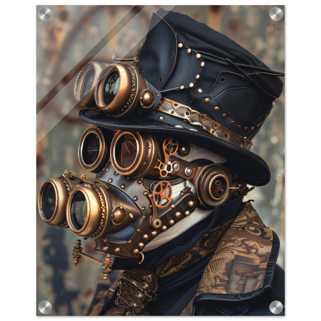 Steampunk Wall Art, Ready to Hang Modern Art Print on Acrylic - Etsy