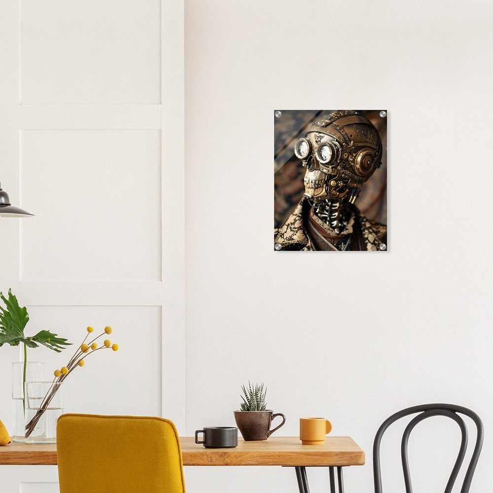Steampunk Wall Art, Ready to Hang Modern Art Print on Acrylic - Etsy