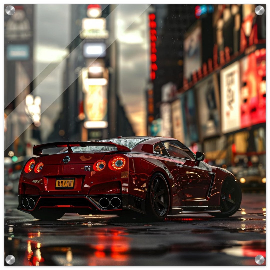 Nissan GTR R35 Acrylic Print | Wall Art Acrylic Print | Wall Art - Etsy