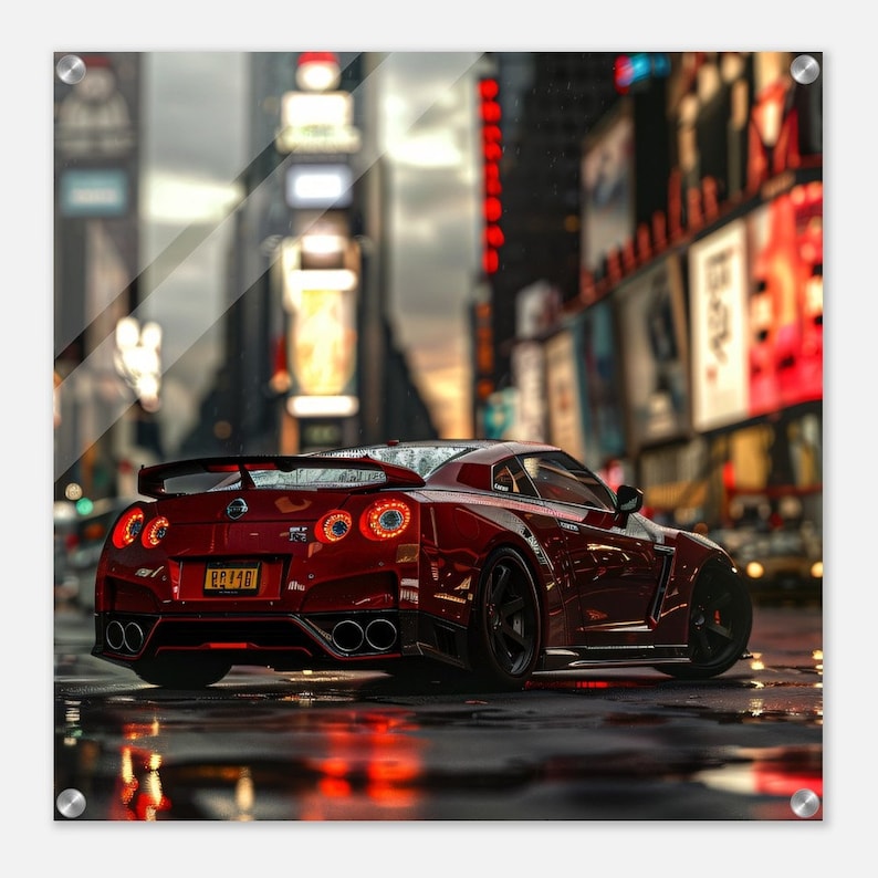 Nissan GTR R35 Acrylic Print | Wall Art Acrylic Print | Wall Art - Etsy