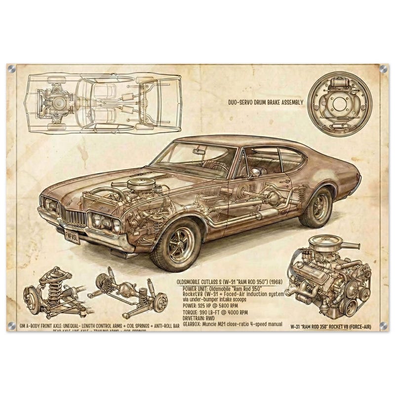 Oldsmobile Poster - Etsy