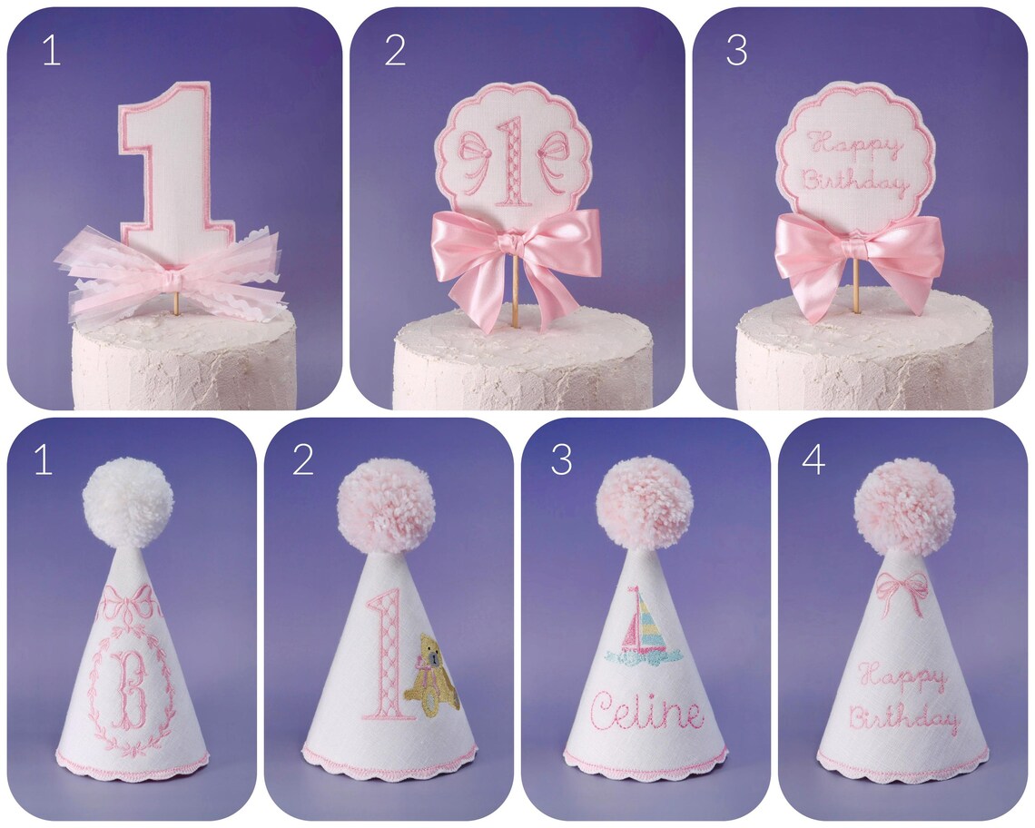One Year Banner for High Chair Embroidered Highchair Banner One Magical ...