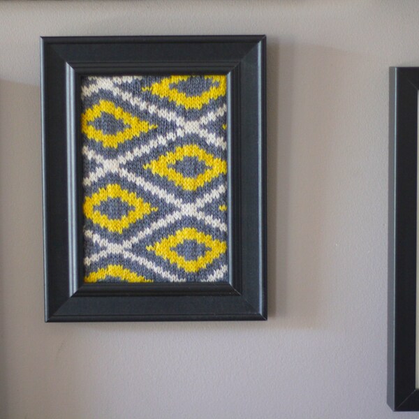 Framed Knit Art - Etsy