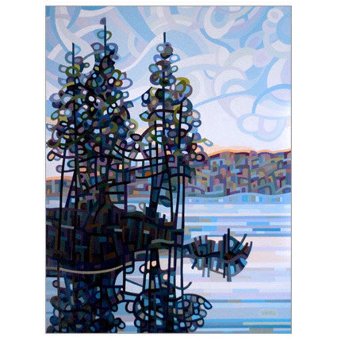 Art Print Painting Reproduction Poster Signed Haliburton - Etsy