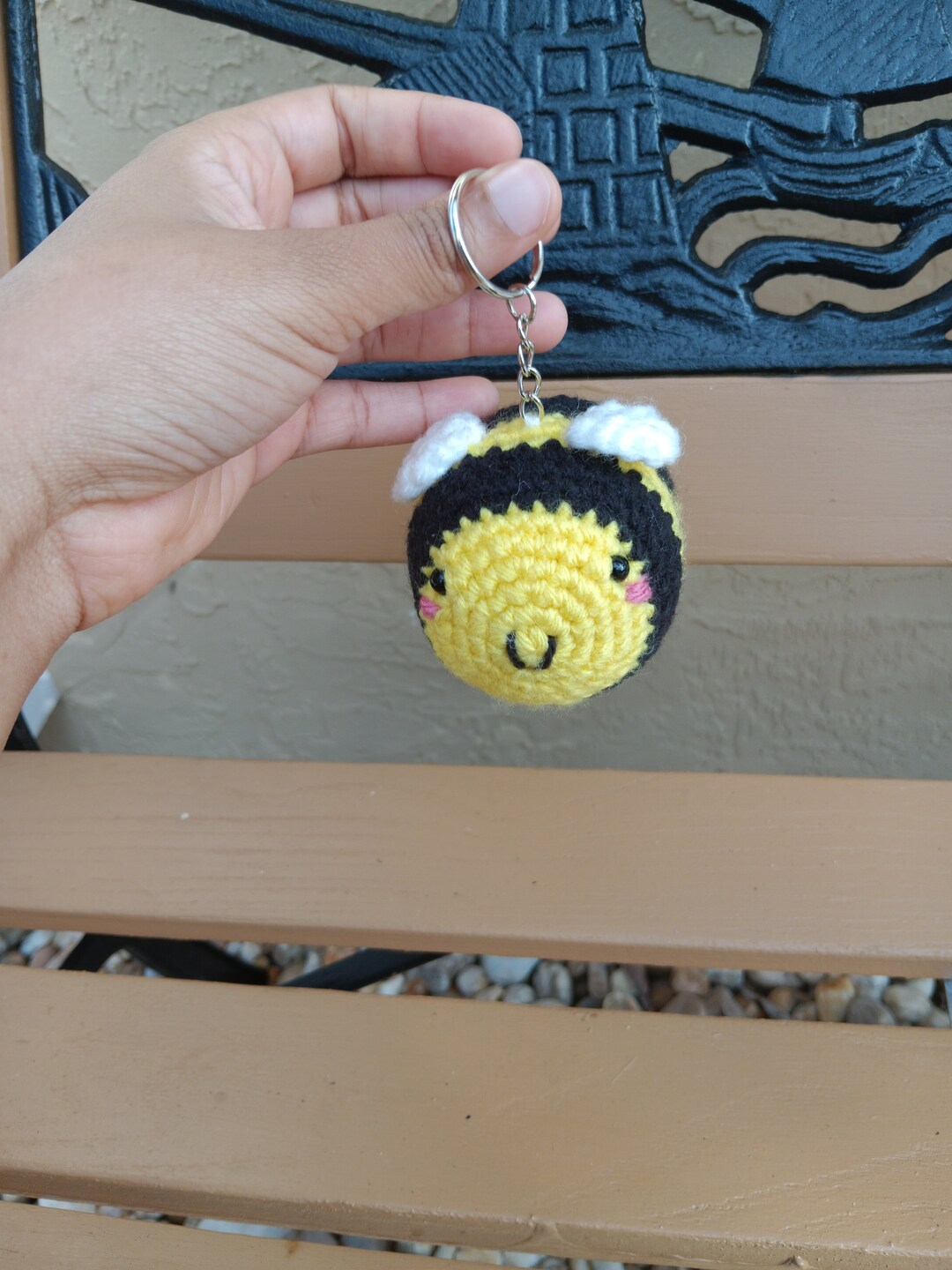 Bumblebee Keychain - Etsy