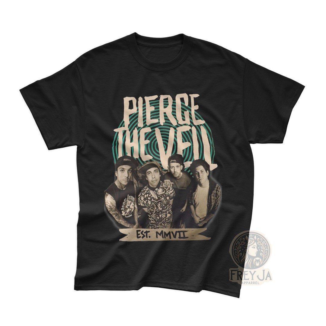 Pierce the Veil Exclusive T-shirt - Unisex Rock Music Band Merch - Rock ...