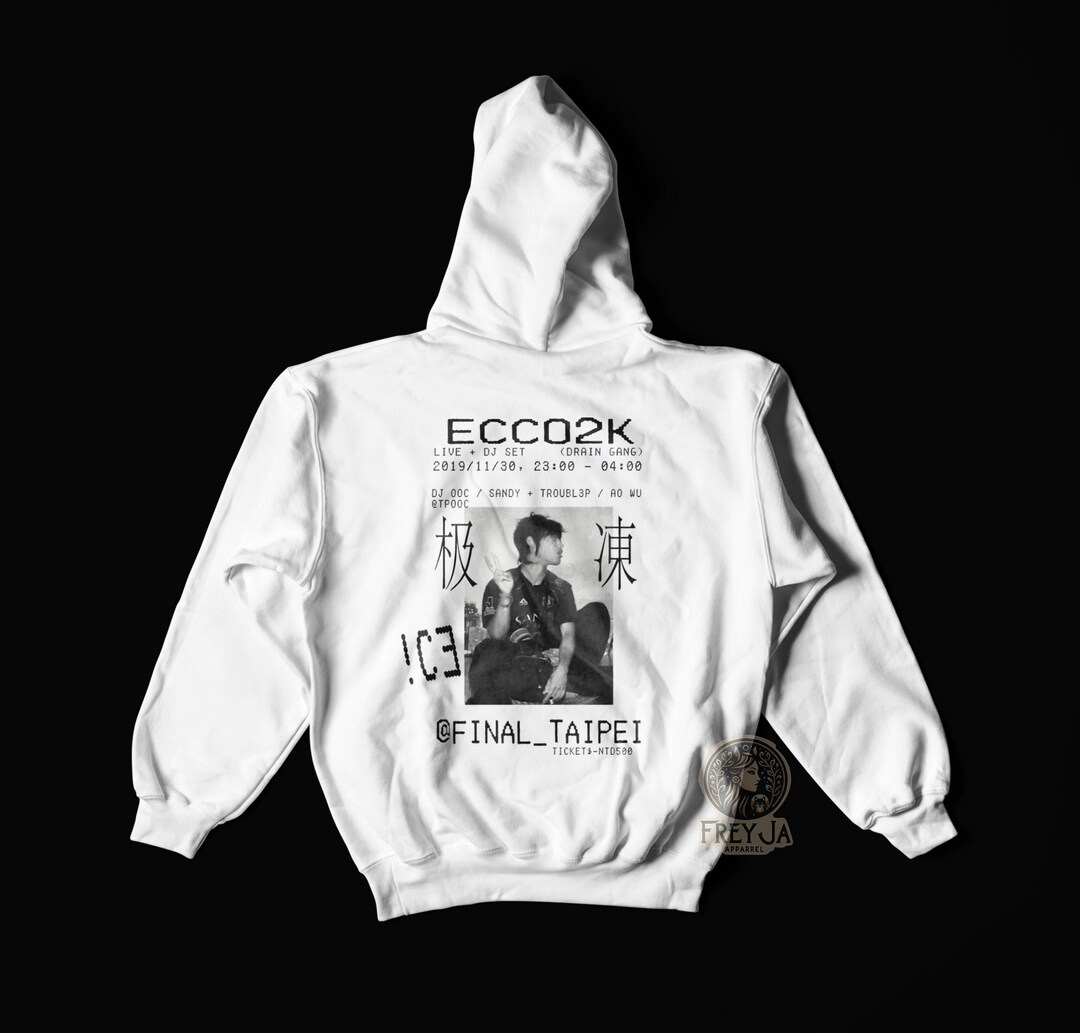 Ecco2k Exclusive Hoodie - Unisex Rap Music Merch - Music Lover Gift - PXE Album - Drain Gang ...