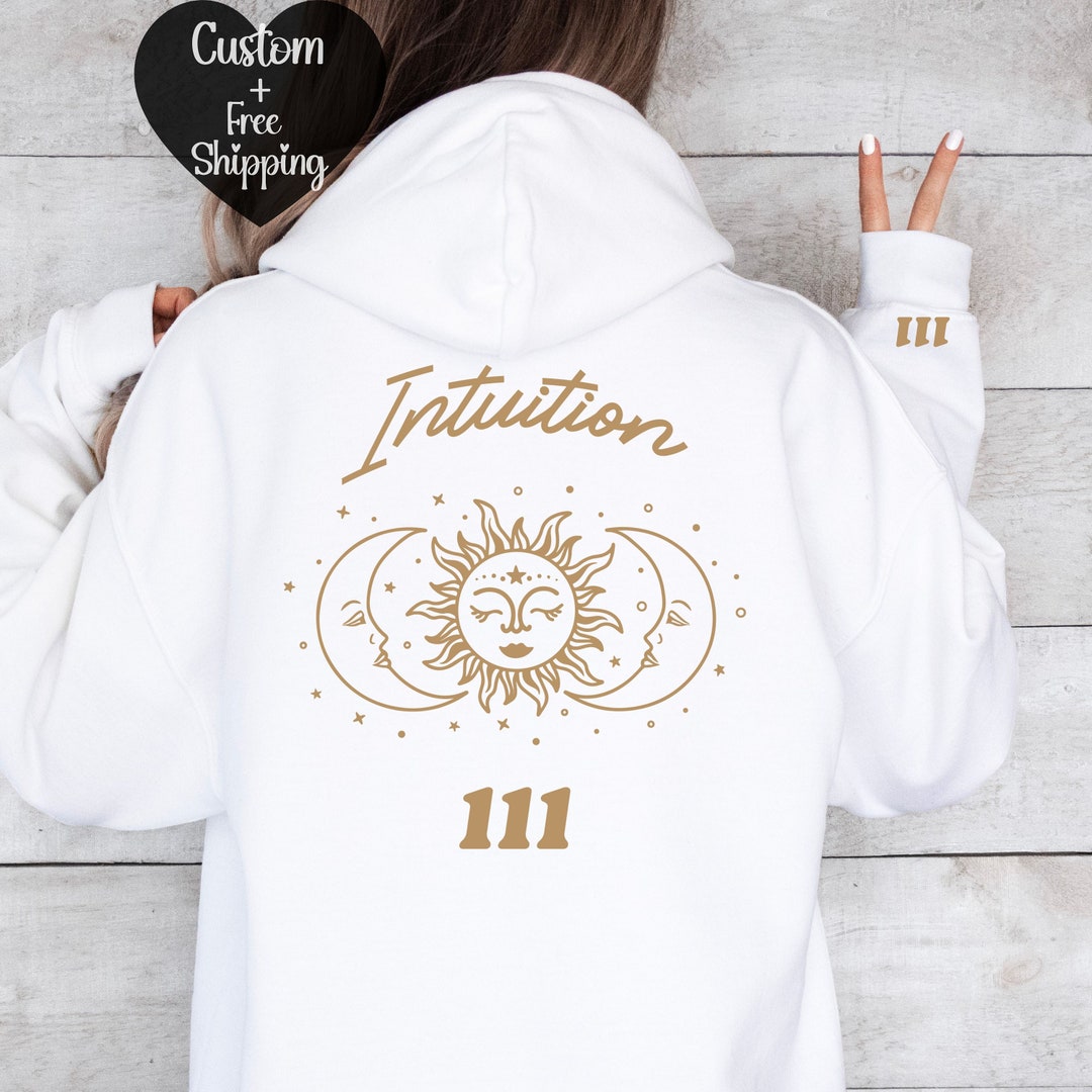 Celestial Angel Numbers Sweatshirt, Angel Number Hoodie for Birthday ...