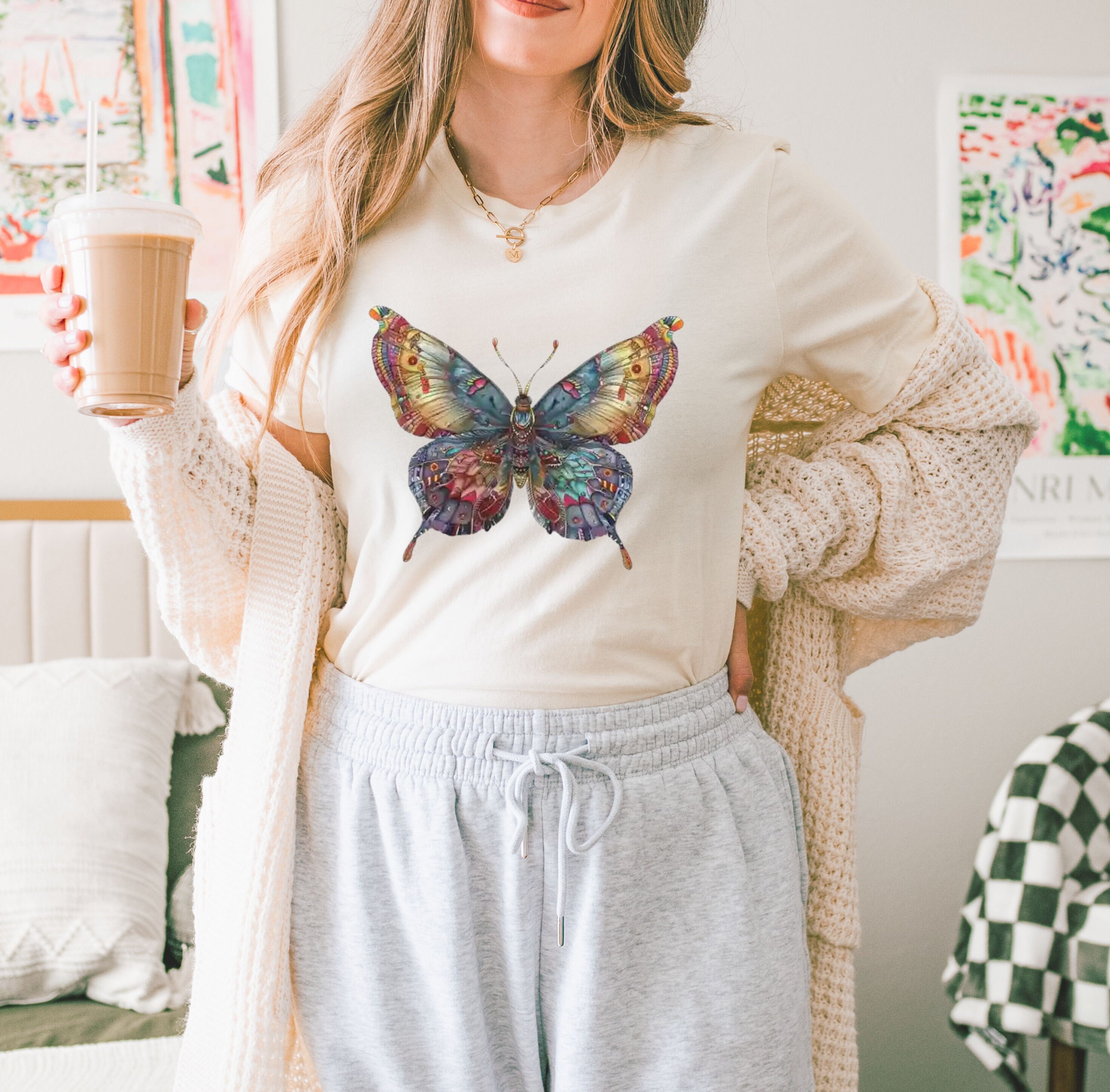 BOHO Monarch Butterfly Shirt, Butterfly Tee, Butterfly Gift Shirt for ...