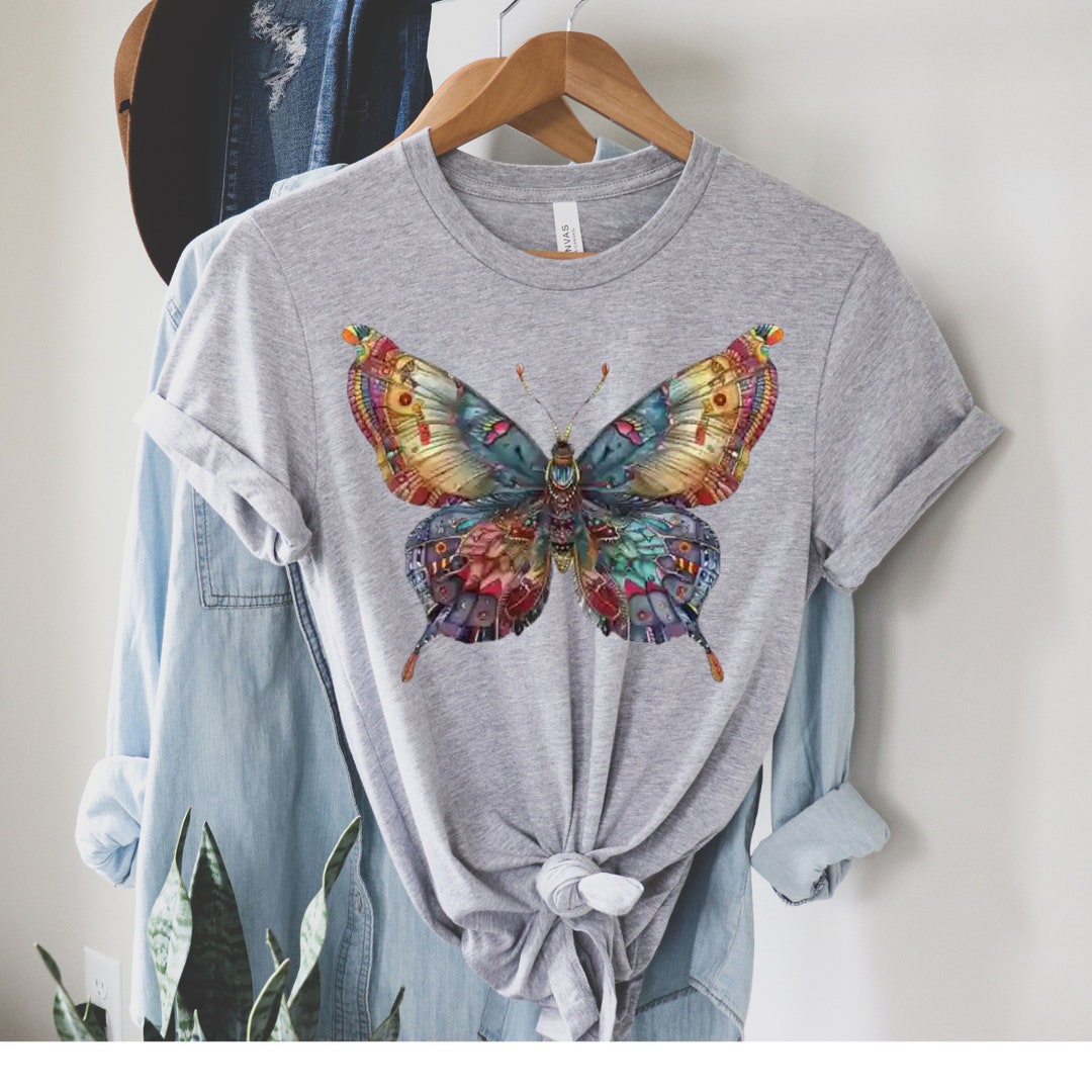 BOHO Monarch Butterfly Shirt, Butterfly Tee, Butterfly Gift Shirt for ...