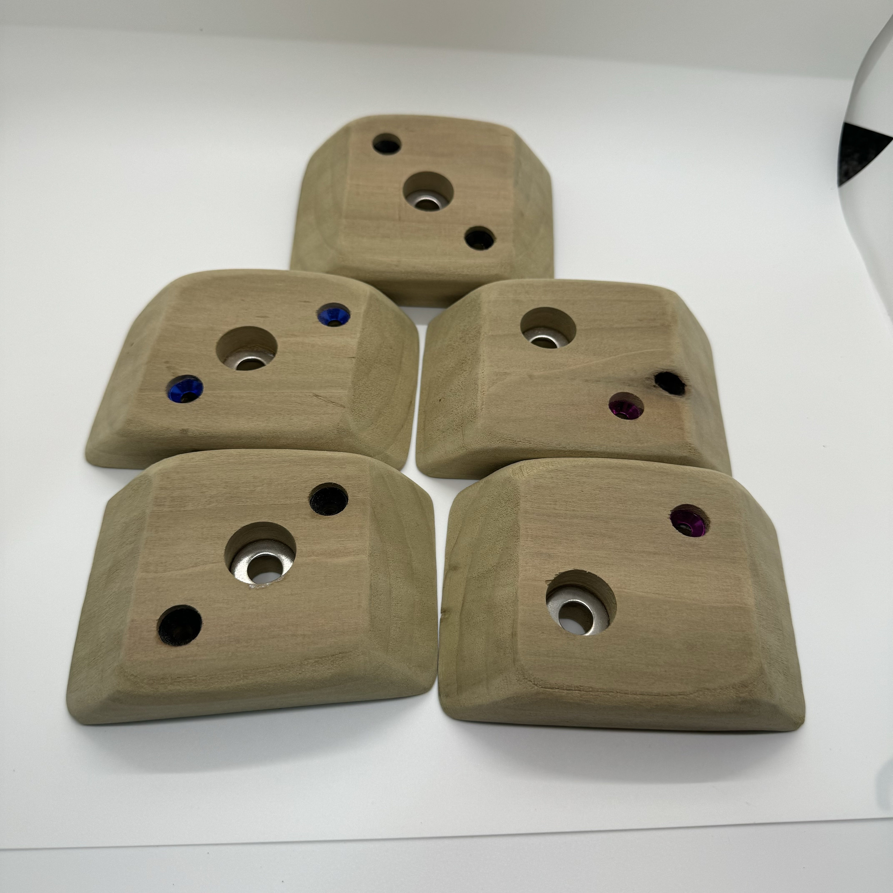 Wood Climbing Holds, Medium Pinch or Crimp for Home Bouldering Wall ...