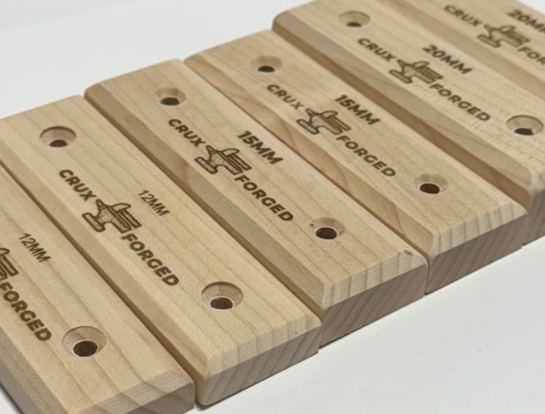 Wood Climbing Crimp Edges, DIY Hangboard Training Set - Etsy