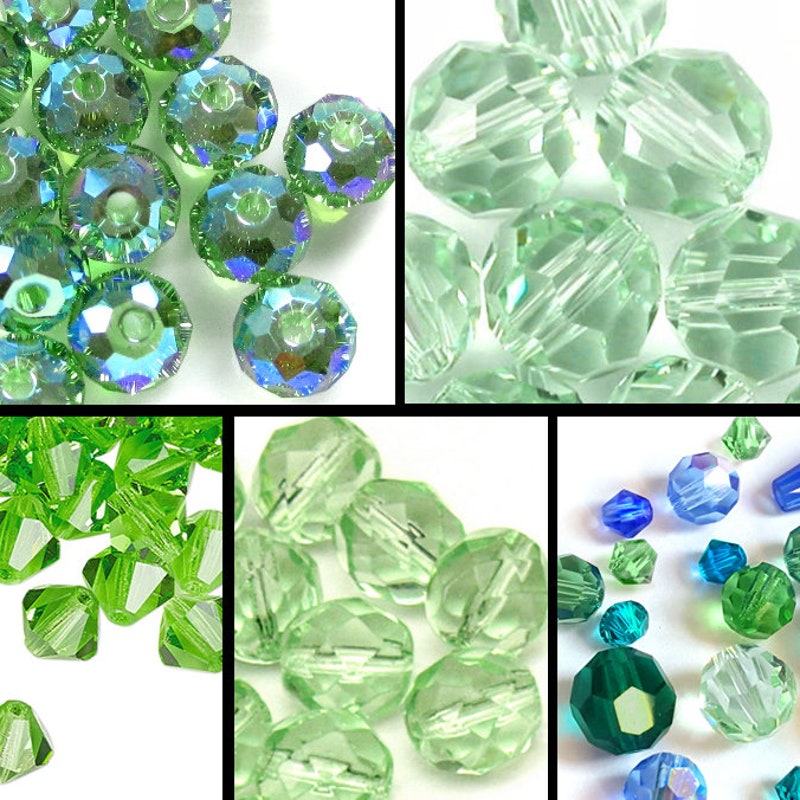 Blue Green Crystal - Etsy