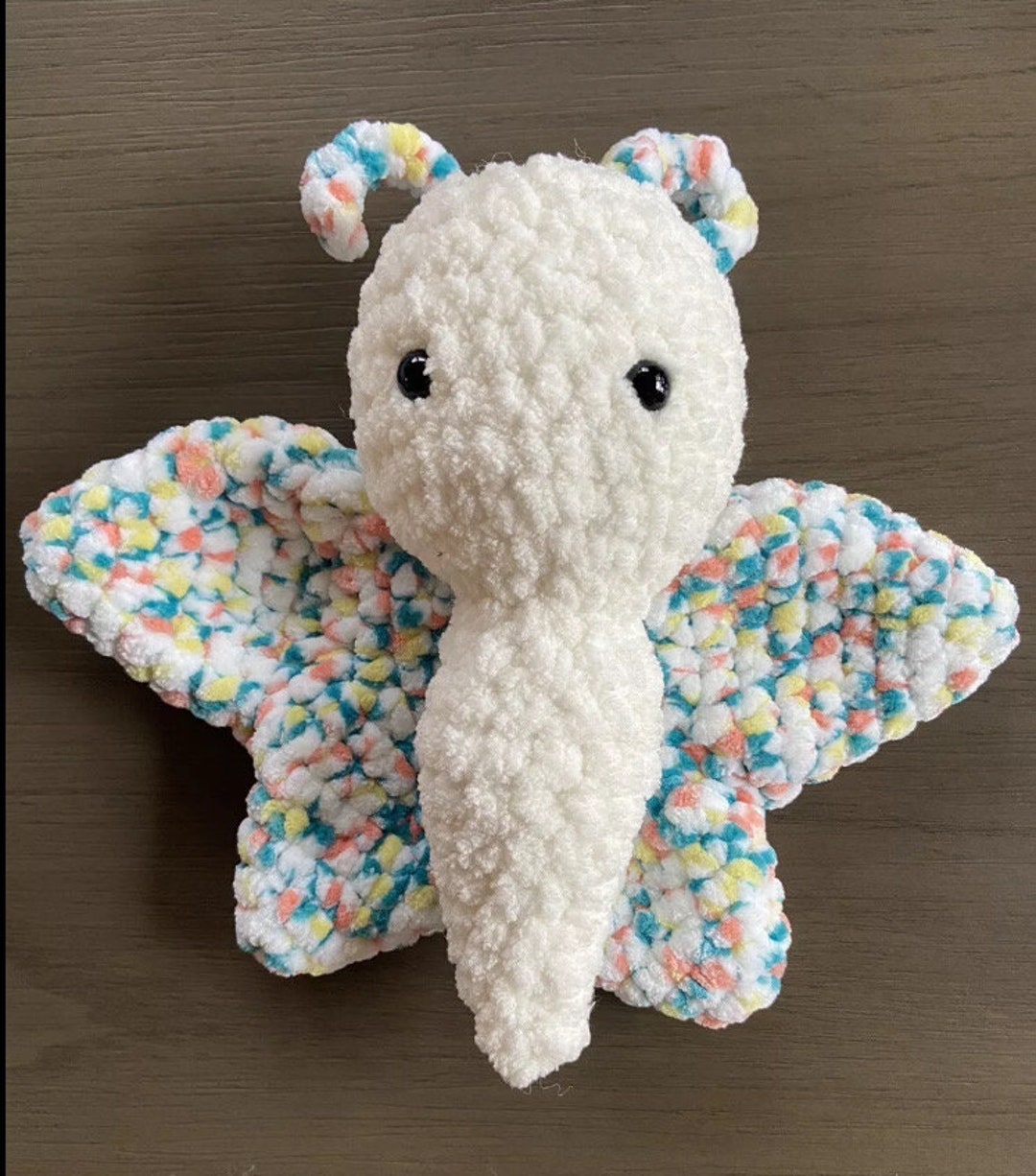 Crocheted Chenille Butterfly Plush - Etsy