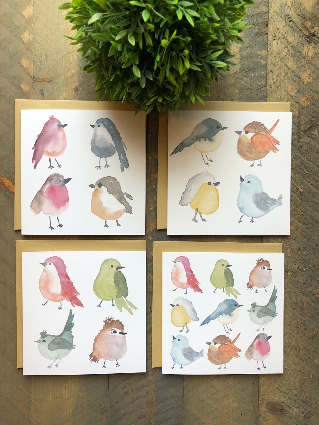 For the Birds Notecards Watercolor Cards Art Cards - Etsy