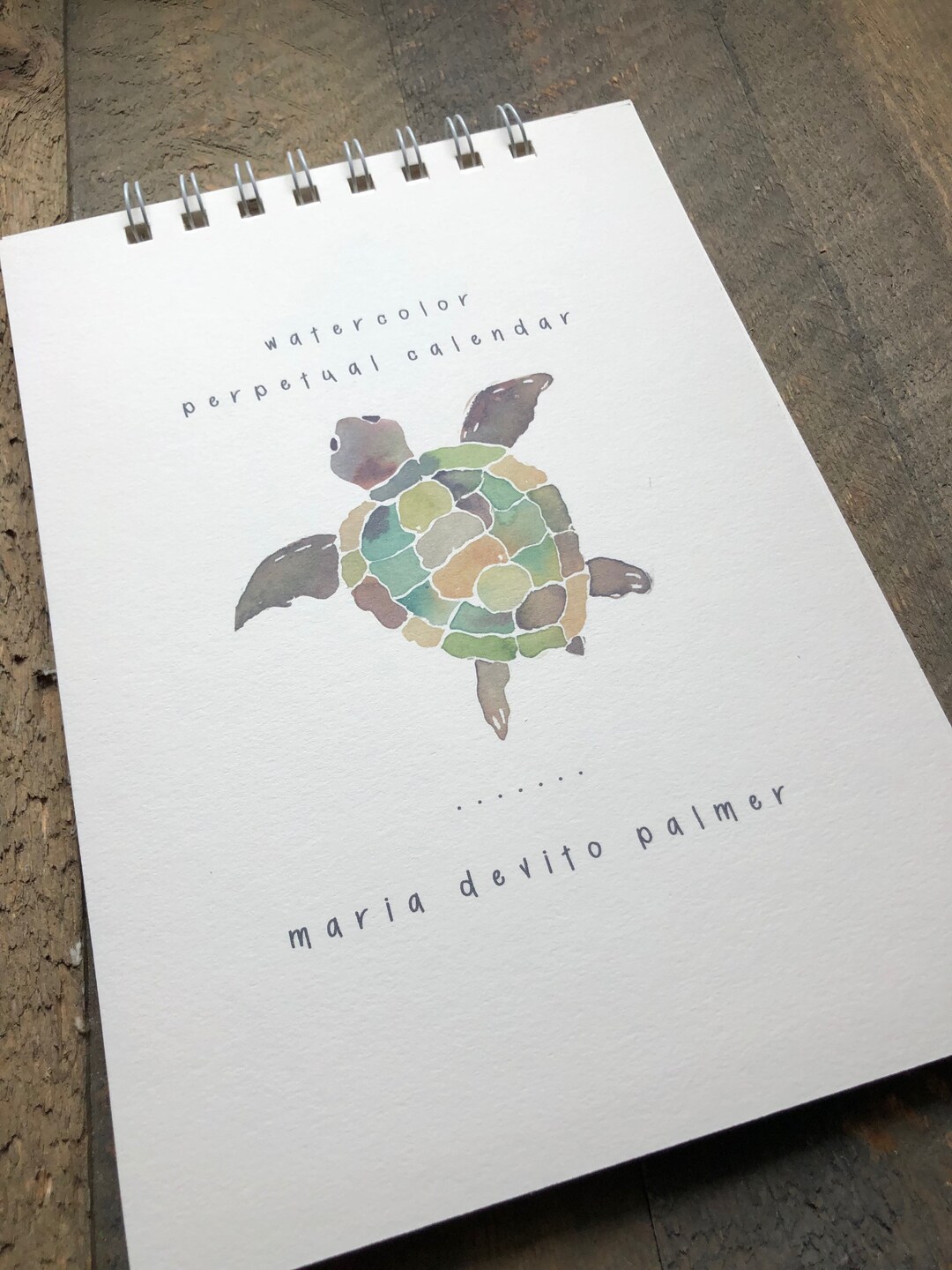 Watercolor Perpetual Calendar | Birthday Calendar | Art Calendar ...
