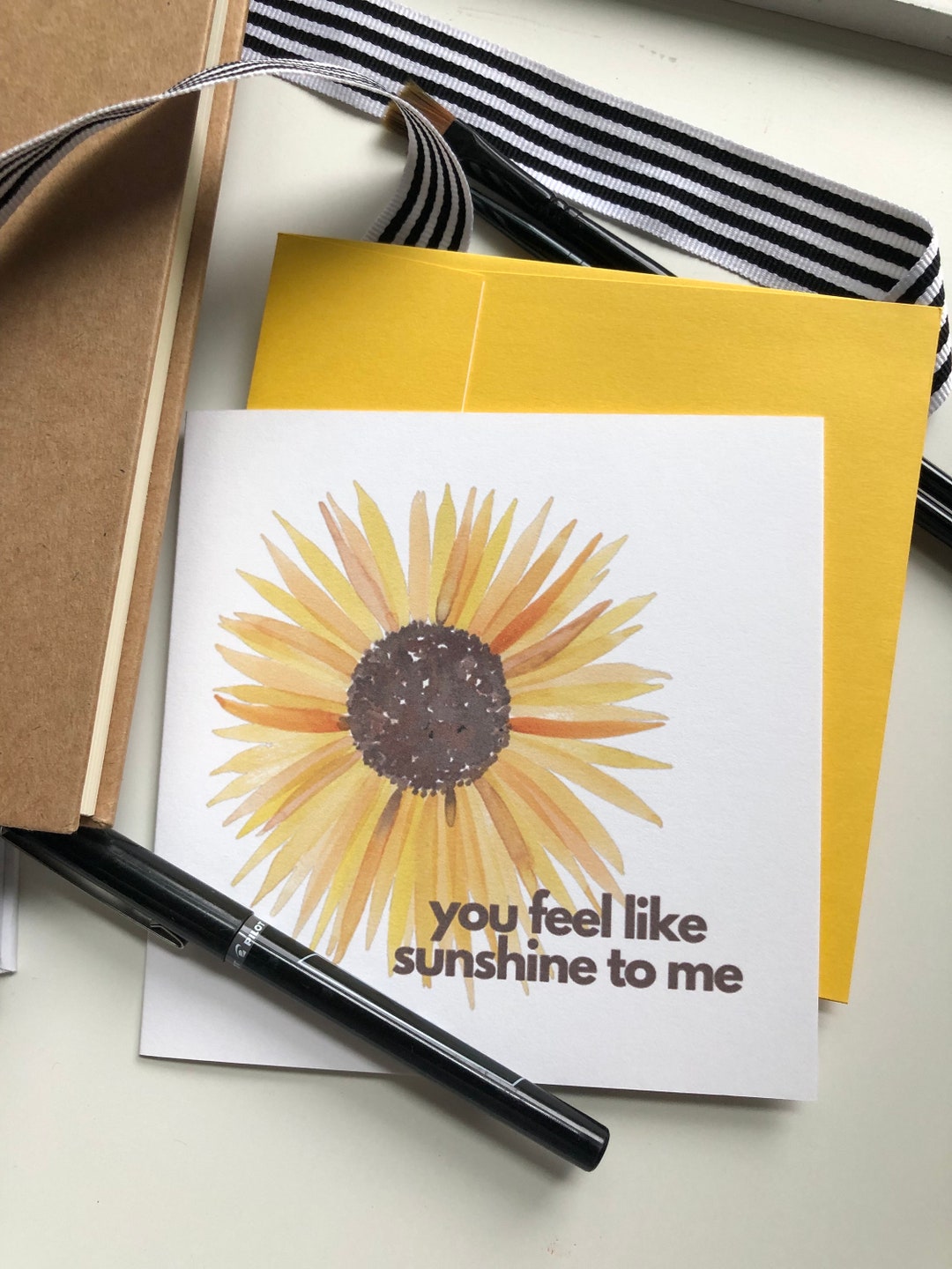 Sunshine Card | Single Card - Etsy