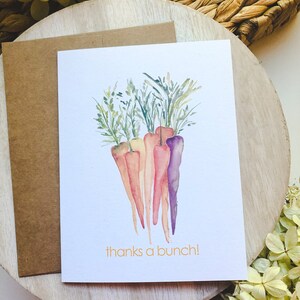 Vegetable and Fruit Thank Yous | Set of Four - Etsy