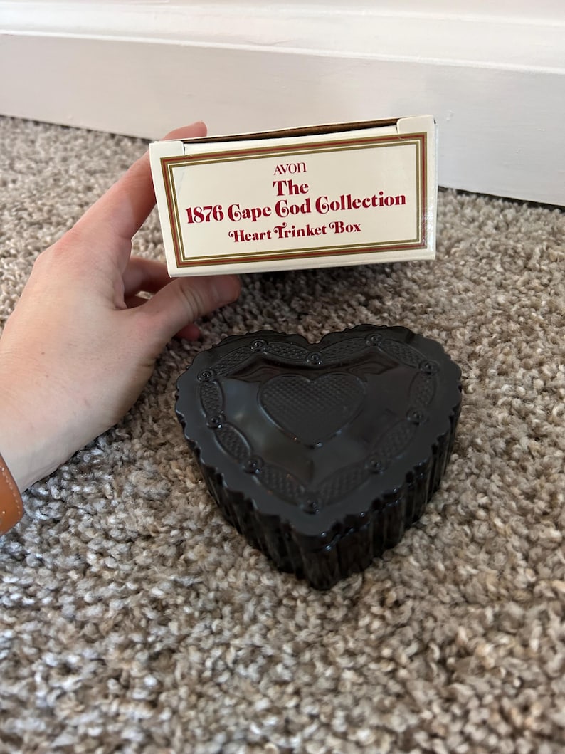 AVON 1876 Ruby Red CAPE COD Dishes - Priced Individually - Original Box ...