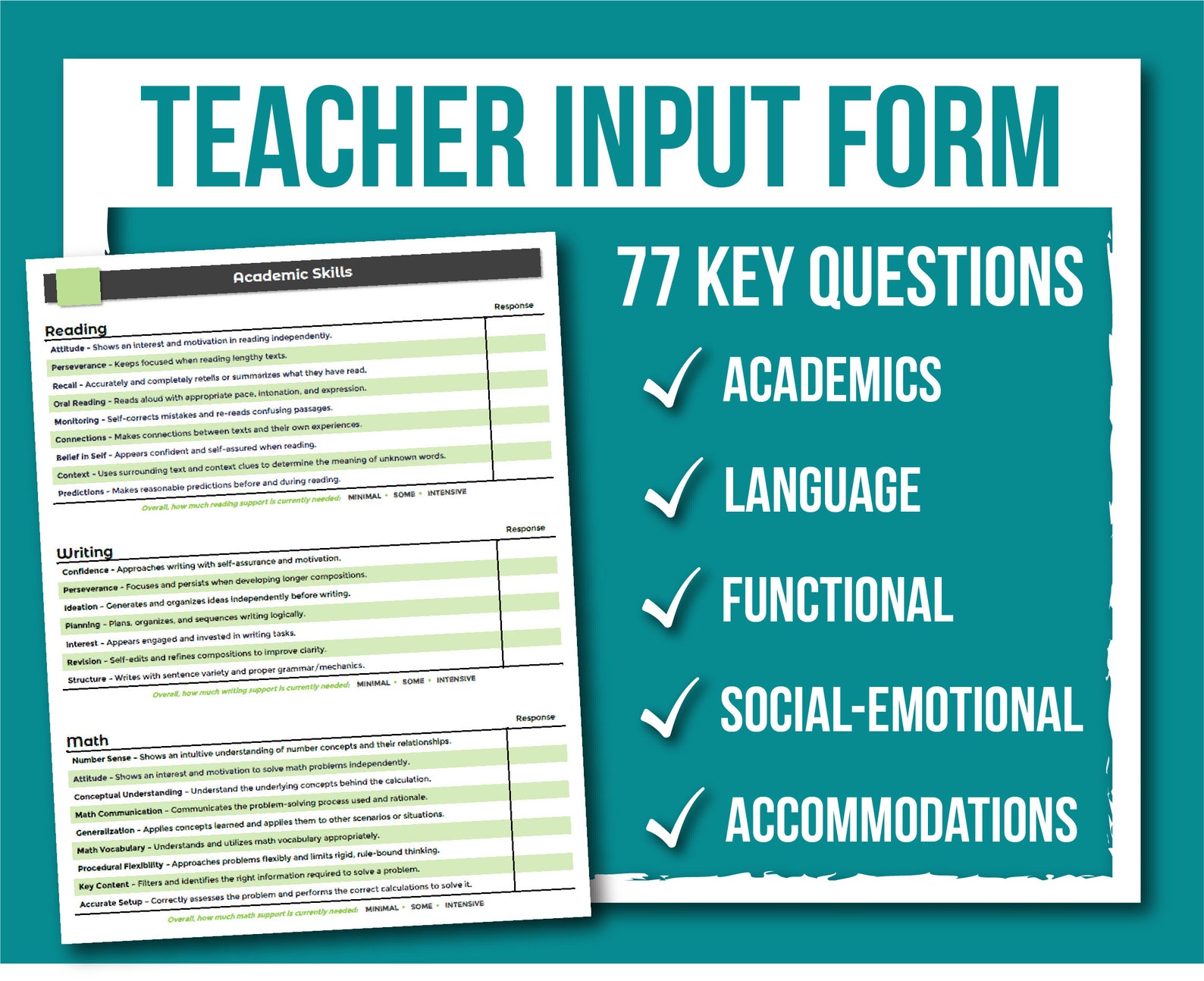 INSITE input and Needs Survey for Instruction & Teaching Expectations A ...