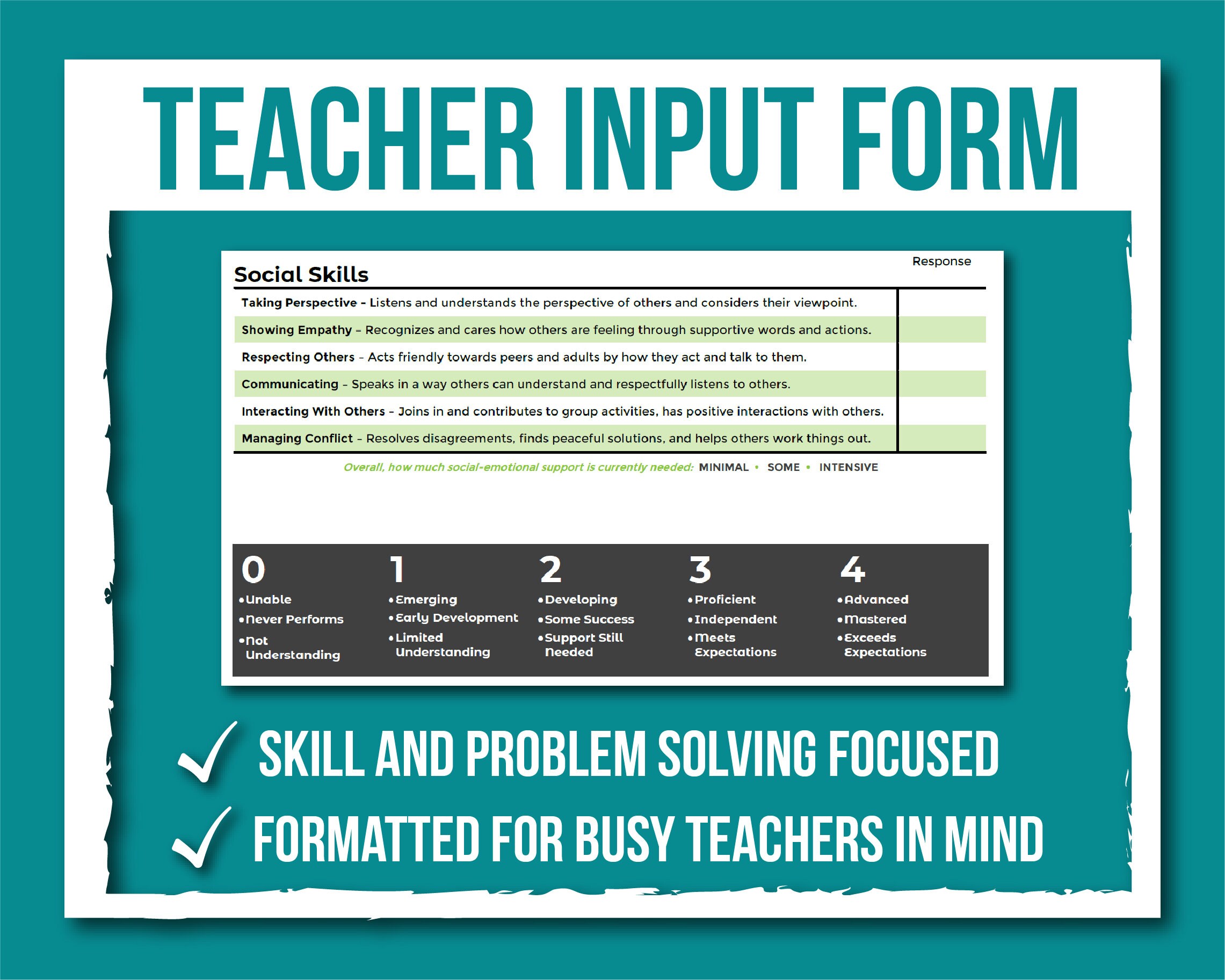INSITE (input and Needs Survey for Instruction & Teaching Expectations ...