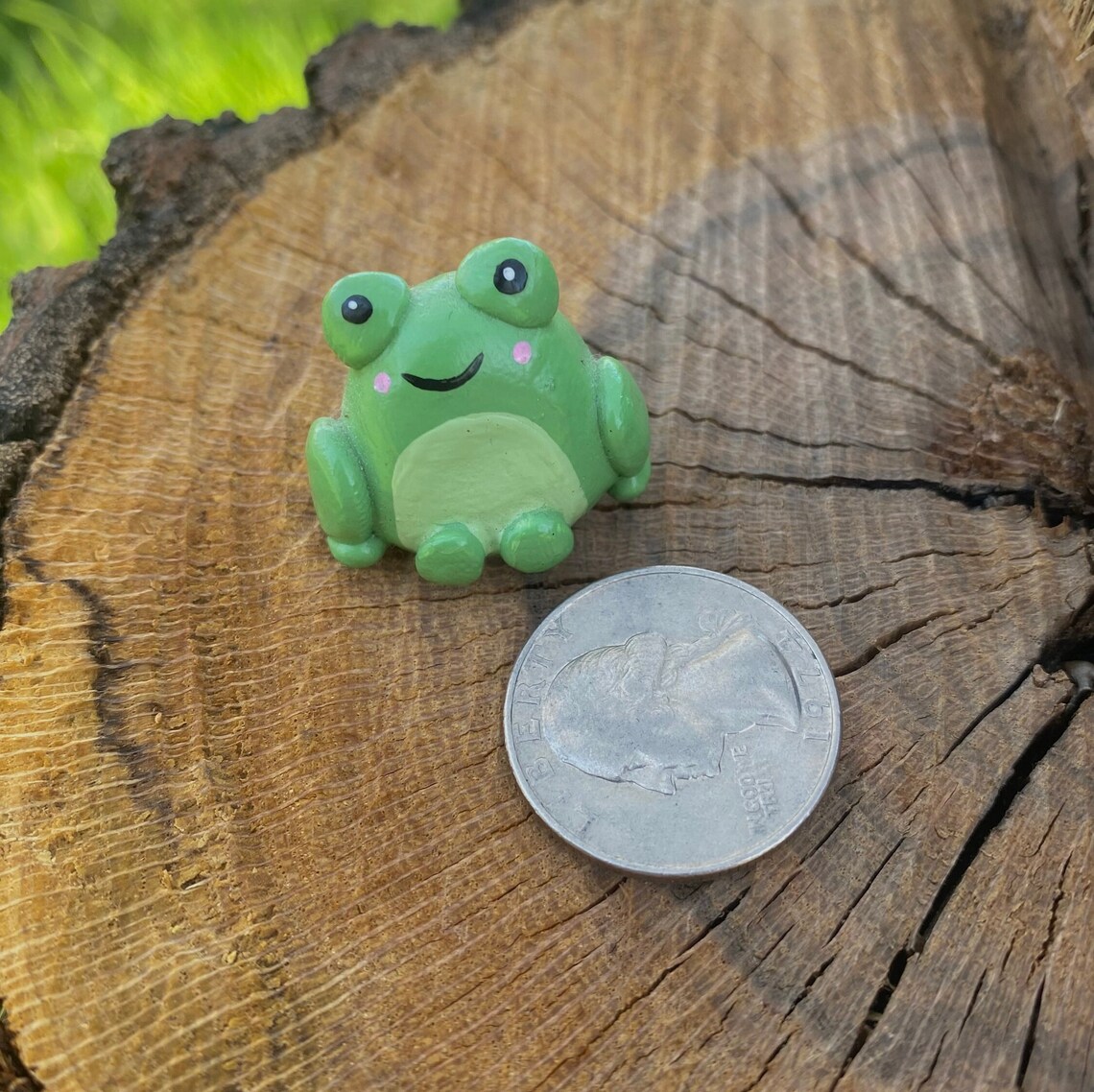 Mini Clay Frog Family | Cottagecore Frog Figurines | Clay Frogs With ...