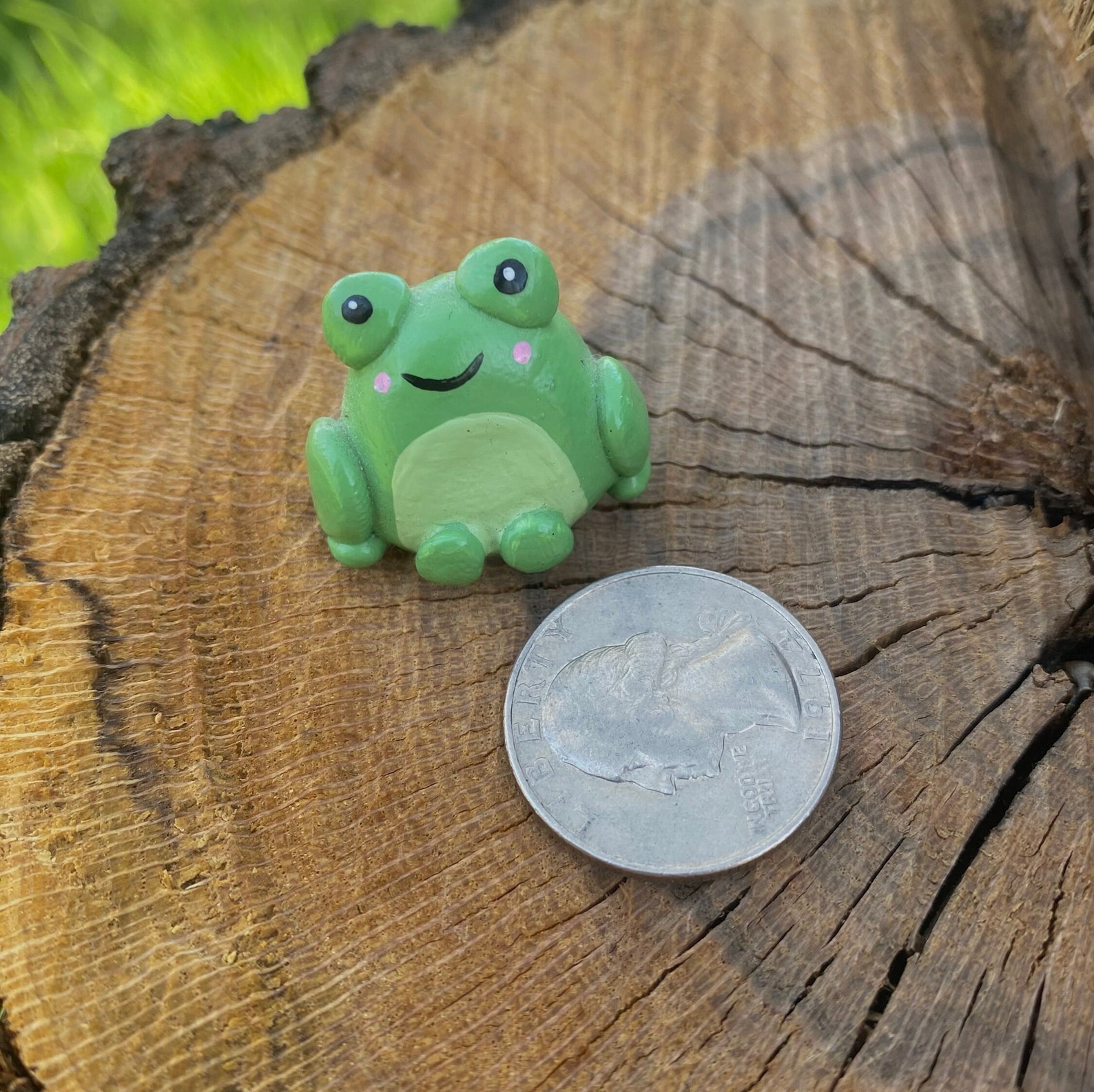 Mini Clay Frog Family | Cottagecore Frog Figurines | Clay Frogs With ...
