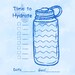 Daily Water Intake Tracker Daily Water Log Printable Water Tracker ...