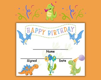 Happy Birthday Certificate | Happy Birthday Printable Certificate ...