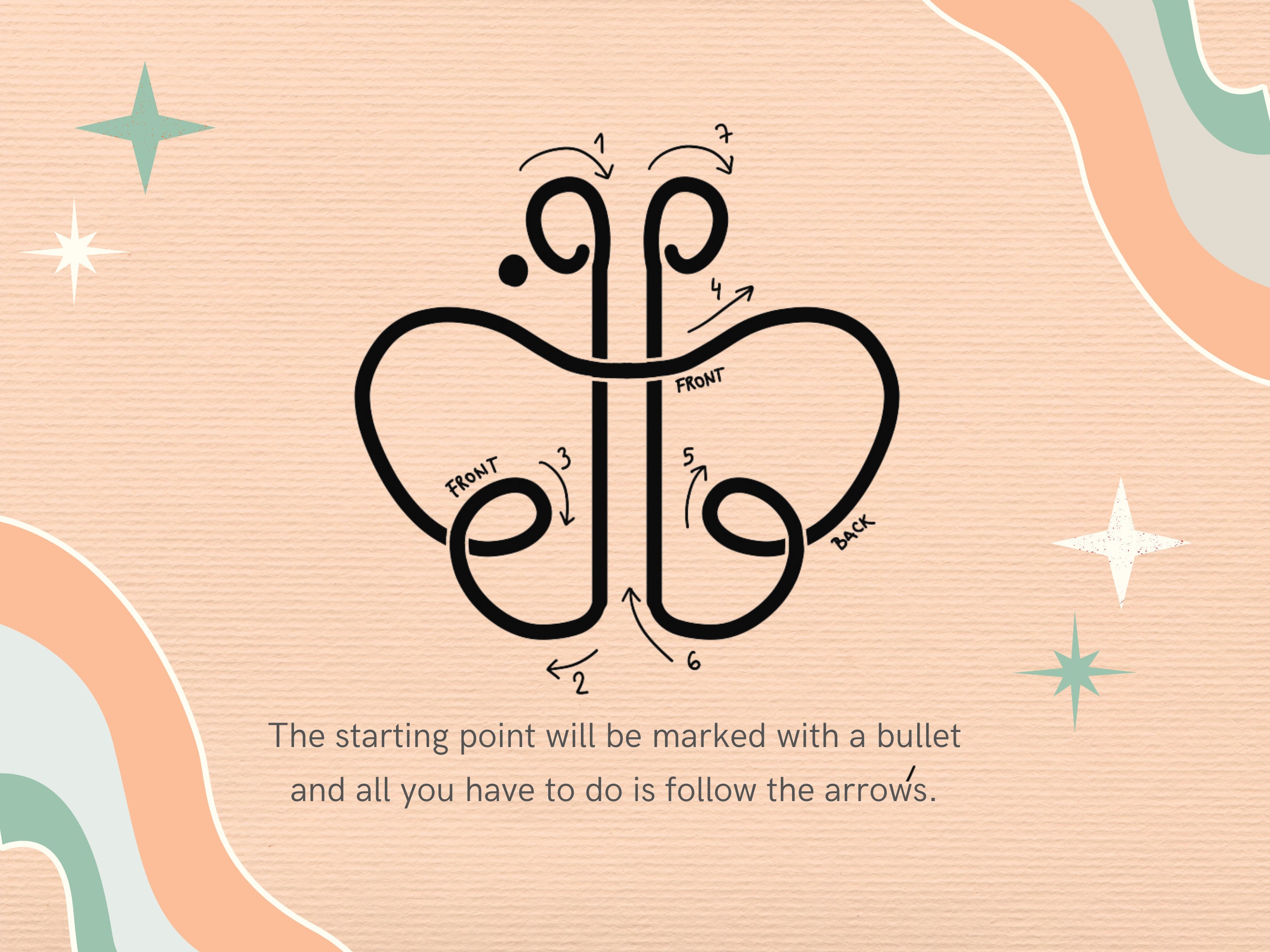 Keychain Knitted Wire Art Figures Template Personalized Keychain Shape ...