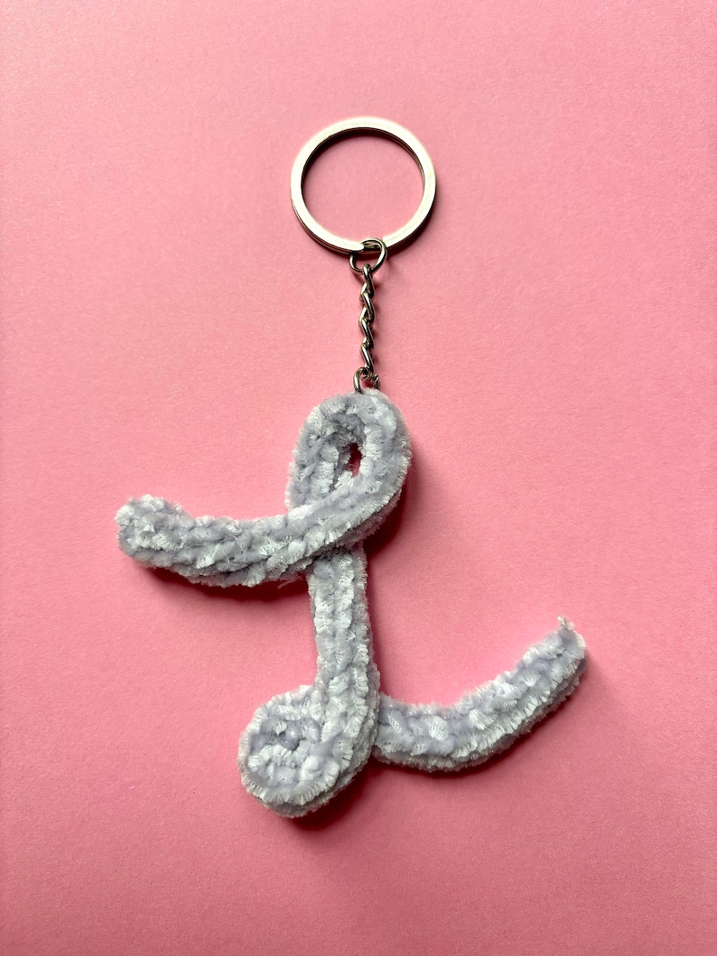 Letter Keychain Knitted Wire Art Template Alphabet Wire Bending Guide ...