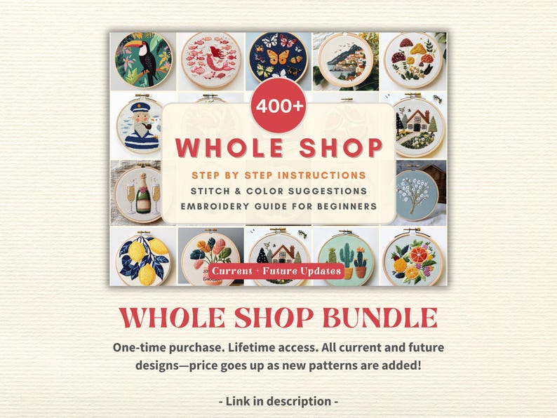 Nautical Hand Embroidery Pattern Bundle for Beginners Sea Life Template ...