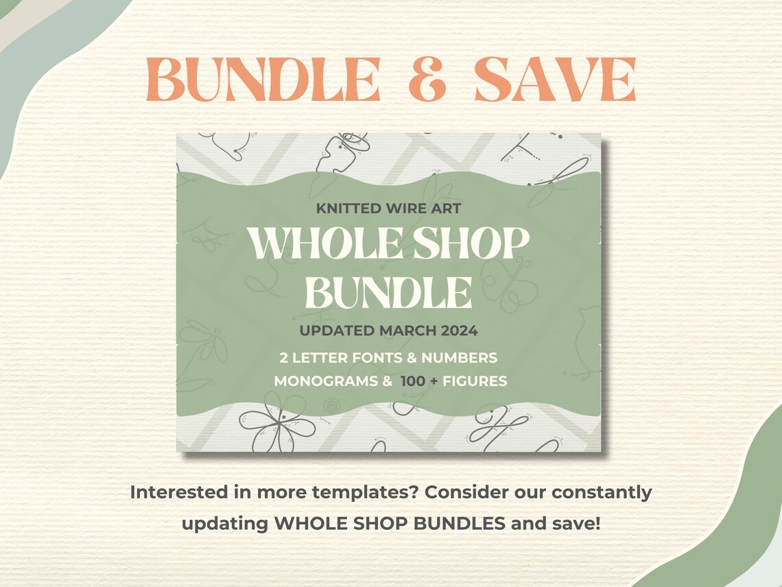 Numbers Knitted Wire Template Baby Milestone Bending Wire Guide Numbers ...