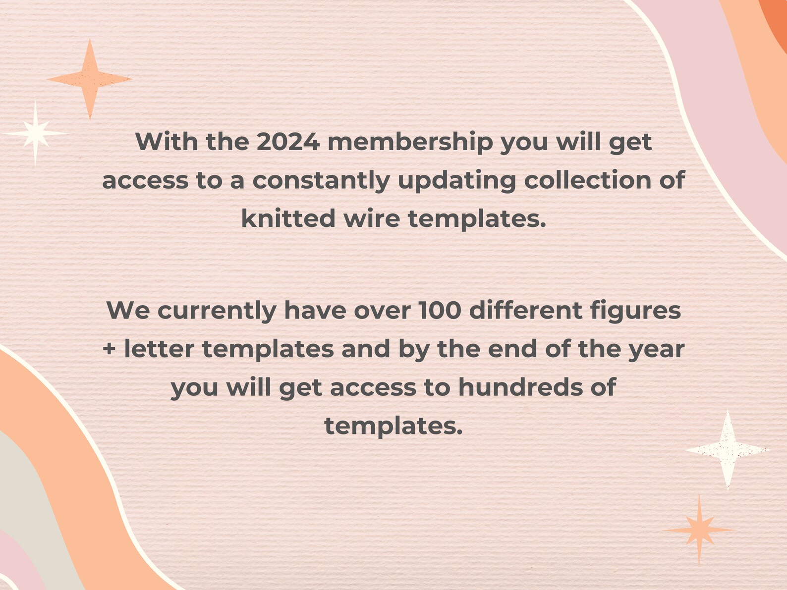 2024 Membership Knitted Wire Art Templates Whole Shop Bundle Bending ...