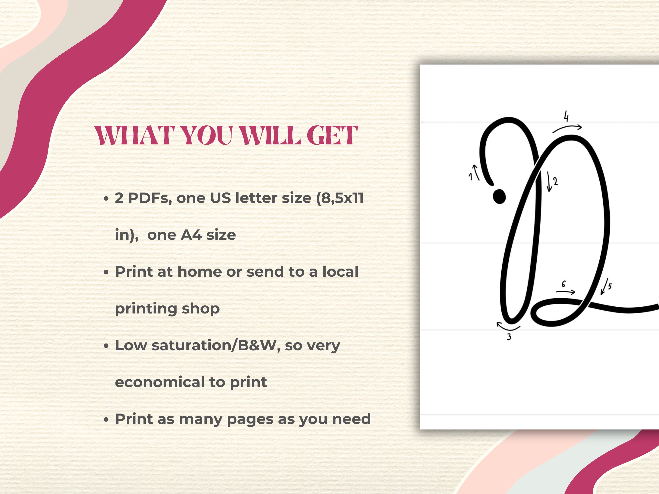 Letter Knitted Wire Template Elegant Font Uppercase and Lowercase Wire ...