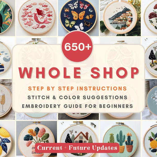 Hand Embroidery Kits - Etsy