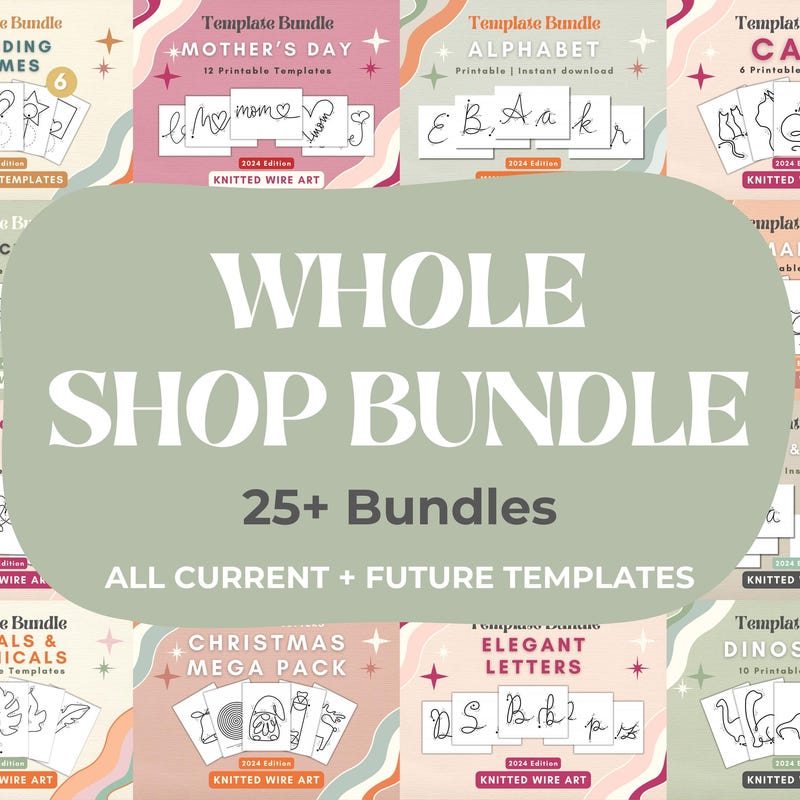 Patterns Wire Art - Etsy