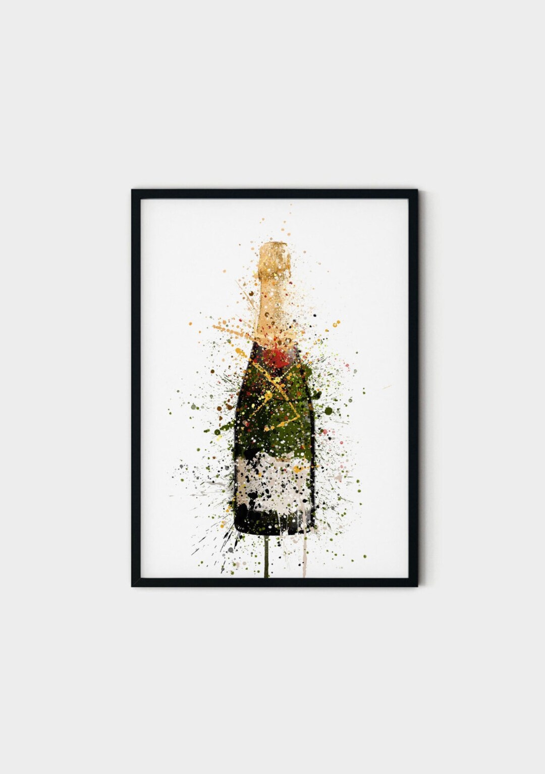 Moët Et Chandon Champagne Bottle Canvas Moët Champagne Wall Art Print ...