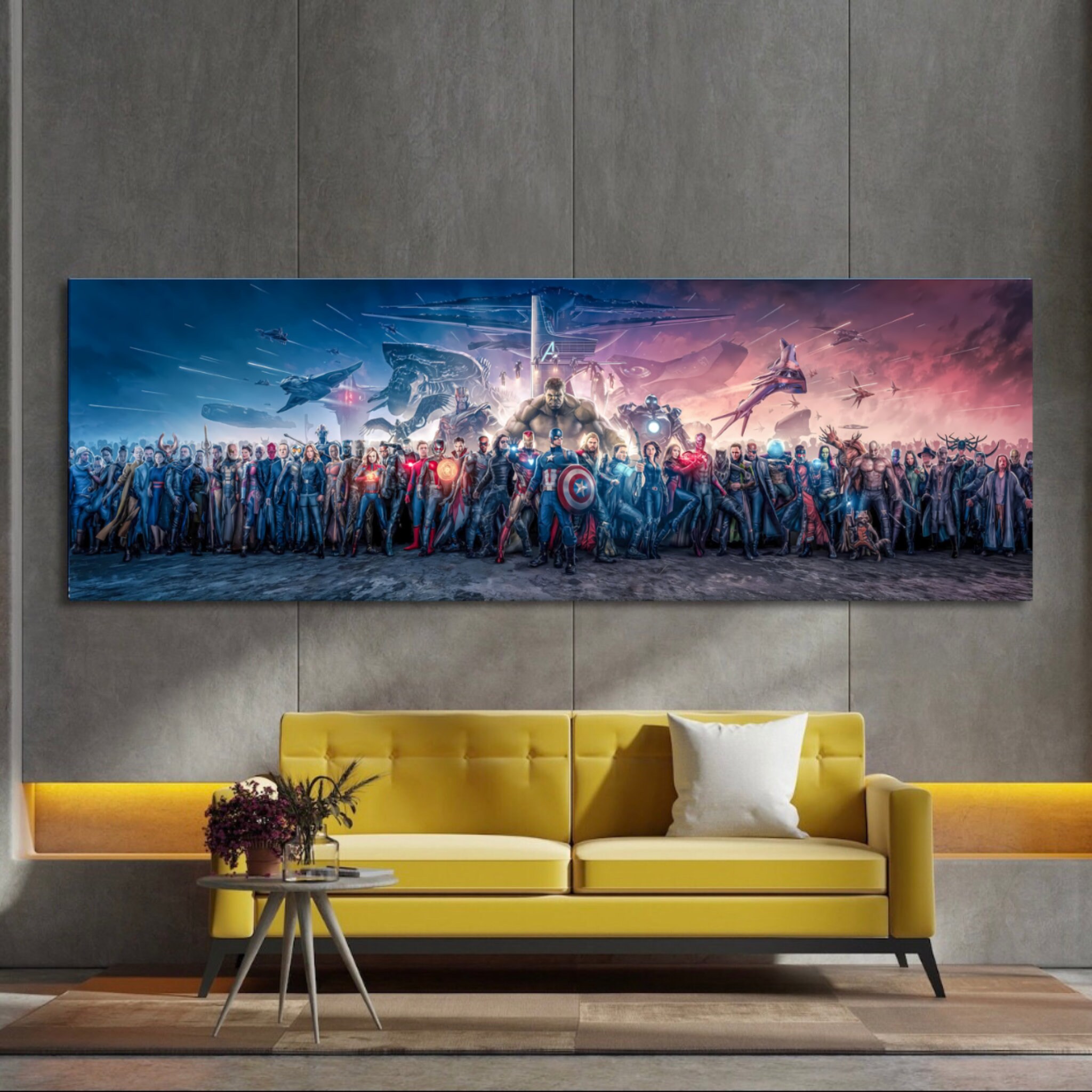 Marvel XXL Character Canvas Marvel Canvas Avengers Poster Marvel Gift ...