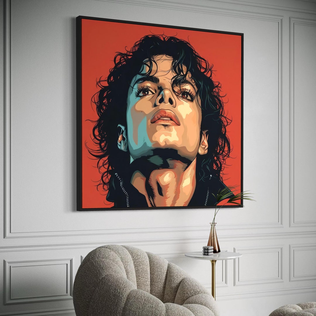Michael Jackson Canvas Michael Jackson Poster Michael Jackson Pop Art ...