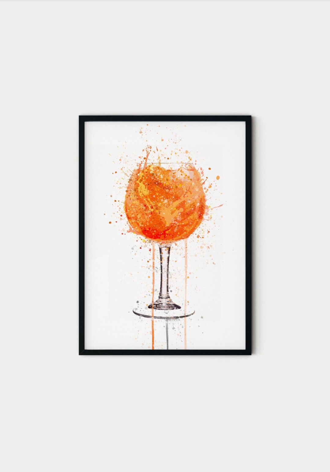Aperol Spritz Canvas Cocktail Wall Art Print Aperol Spritz Painting ...