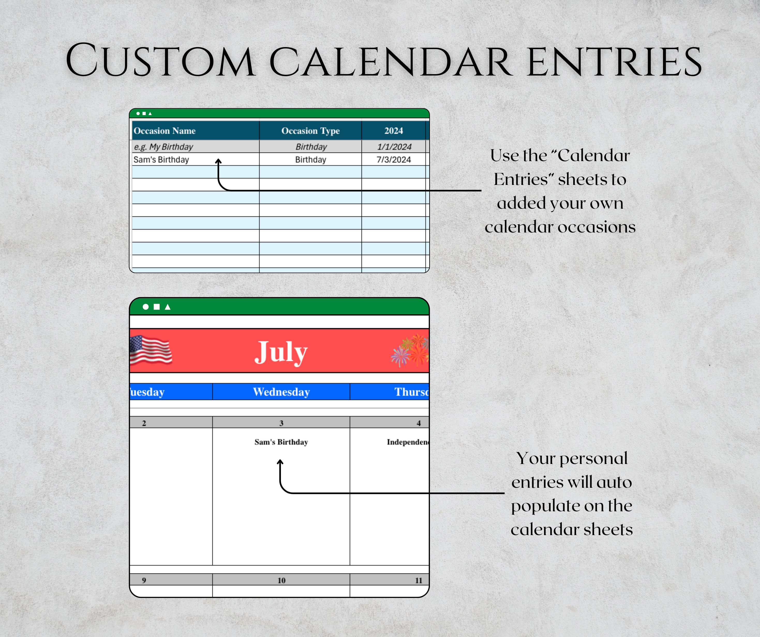 The Ultimate Digital Calendar and Interactive Daily Planner Spreadsheet ...
