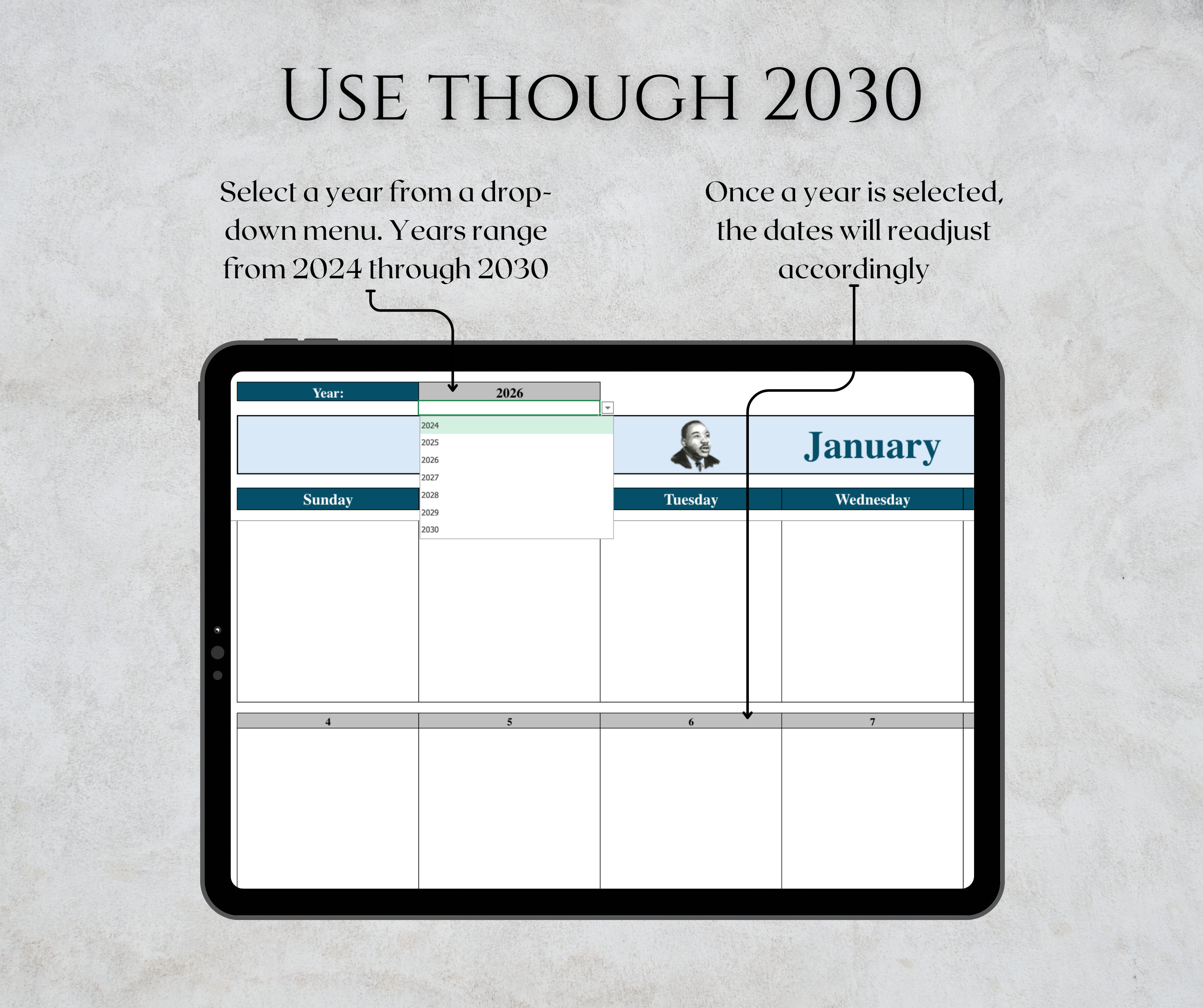 The Ultimate Digital Calendar and Interactive Daily Planner Spreadsheet ...