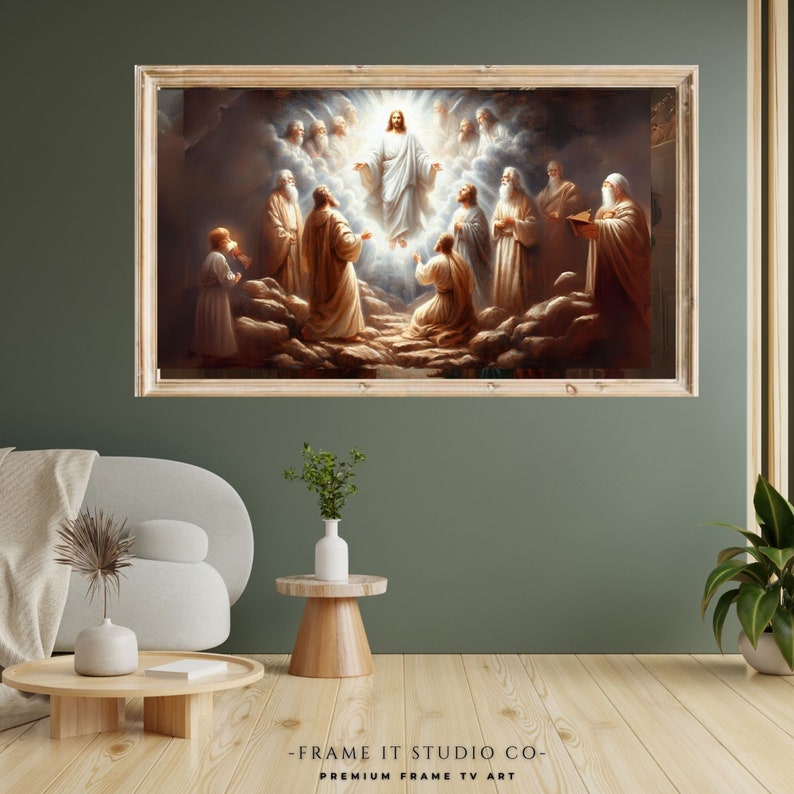 FRAME TV Art, the Transfiguration, Jesus Christ Art, Spring Frame Tv ...