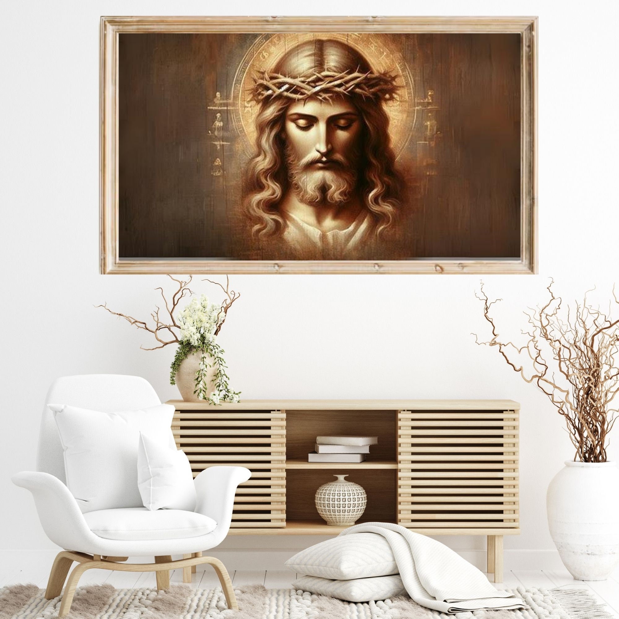 FRAME TV Art, Jesus Modern , Jesus Christ Art, Spring Frame Tv ...