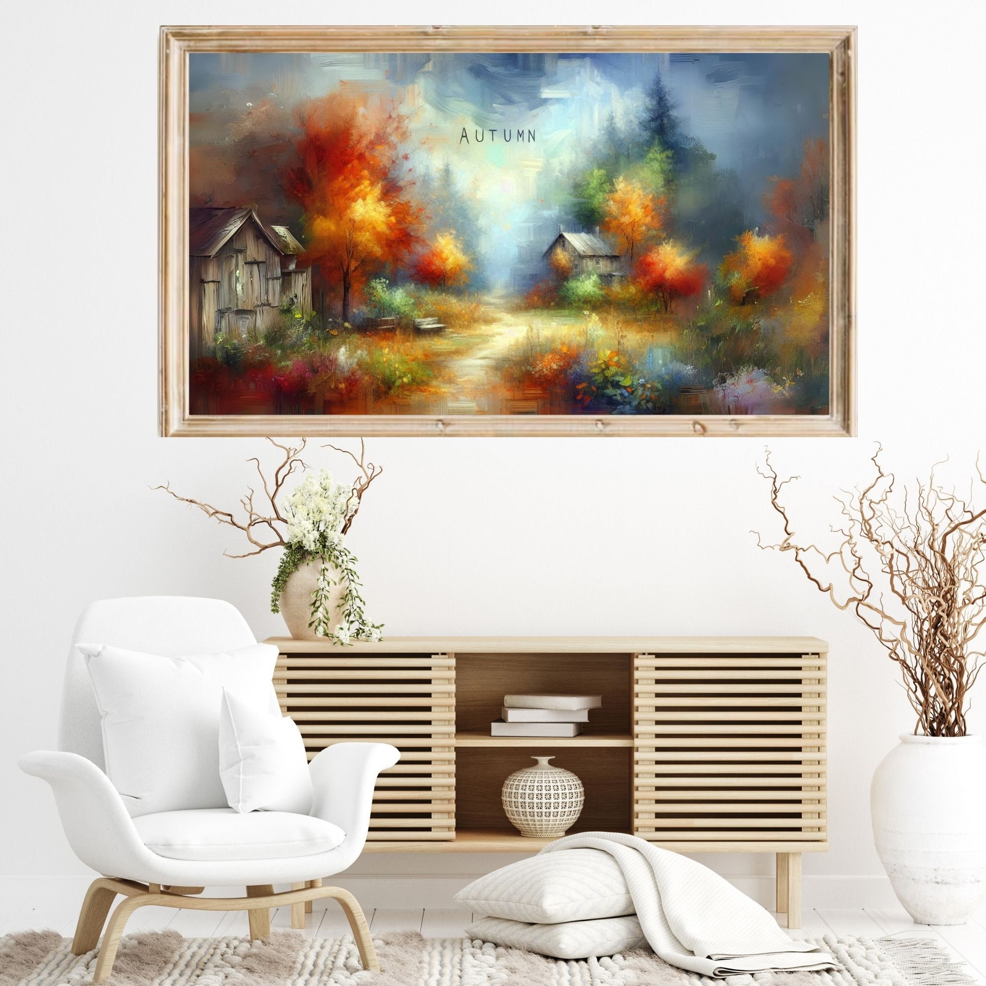 FRAME TV Art, Autumn Fall Leaves, Fall Frame Tv Wallpaper, August ...