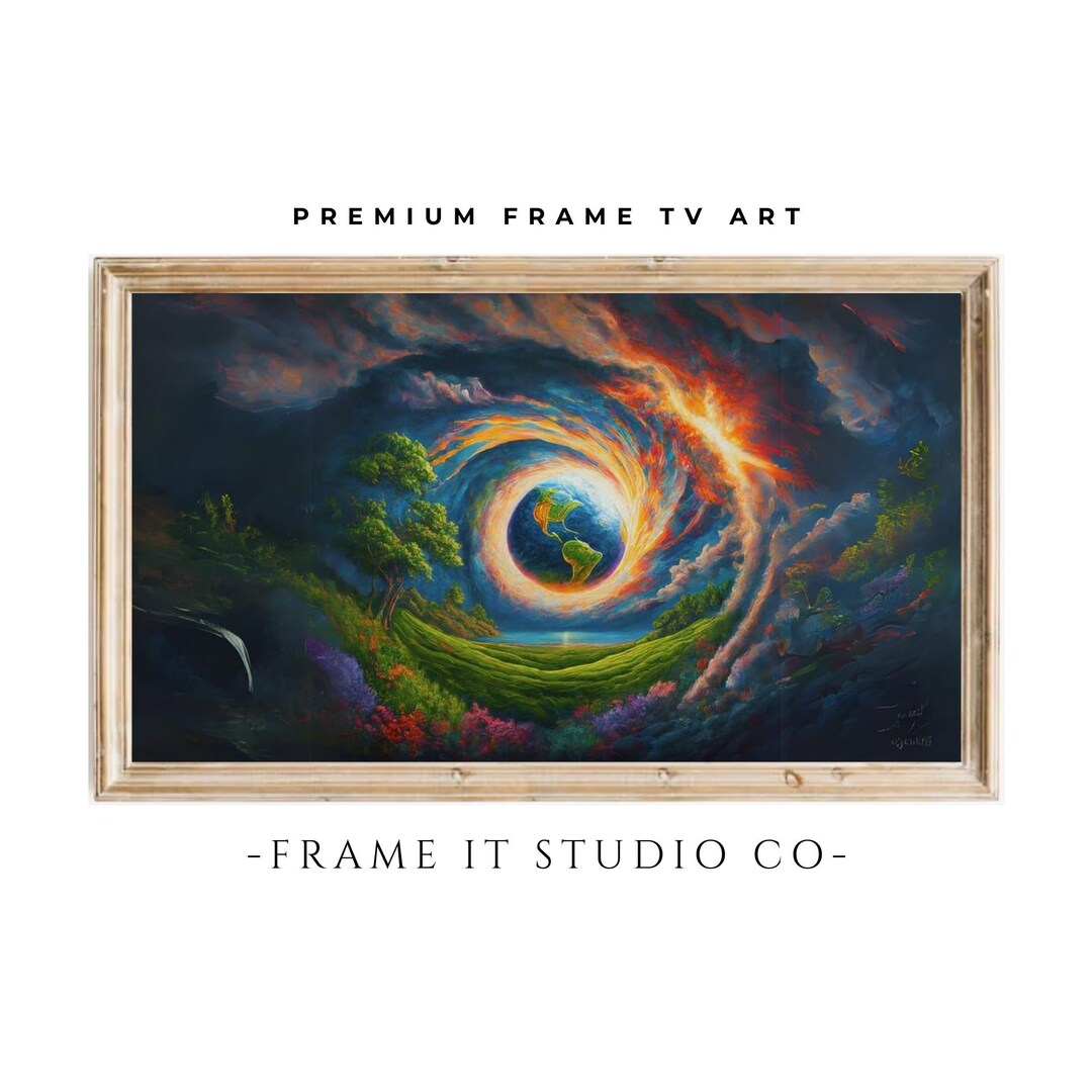 FRAME TV Art, God's Creation of the World, in the Beginning, Genesis ...