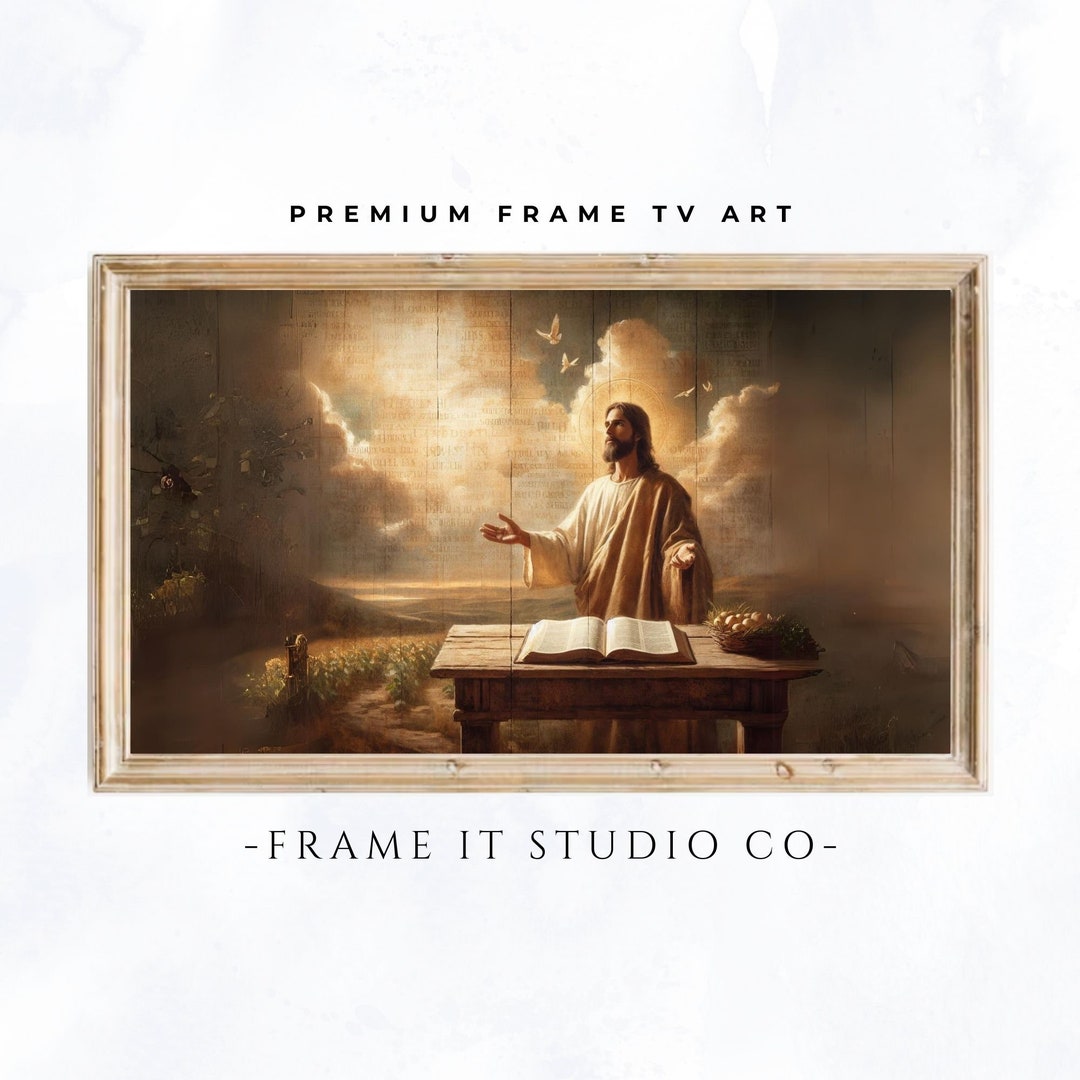 FRAME TV Art, Jesus, the Holy Bible, Torah, Word of God, Jesus Christ ...