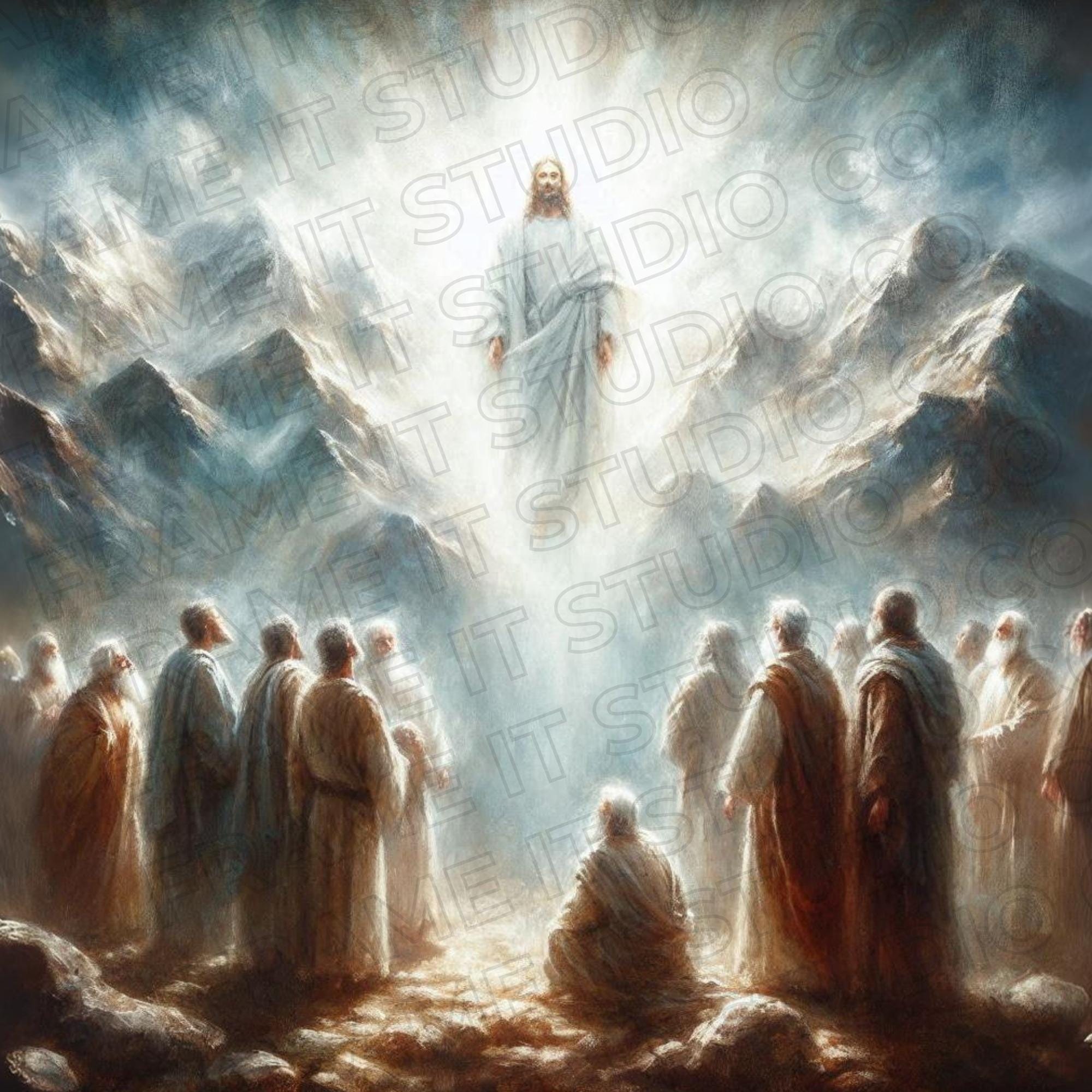 FRAME TV Art, the Transfiguration: Jesus' Divine Glory, Jesus Christ ...